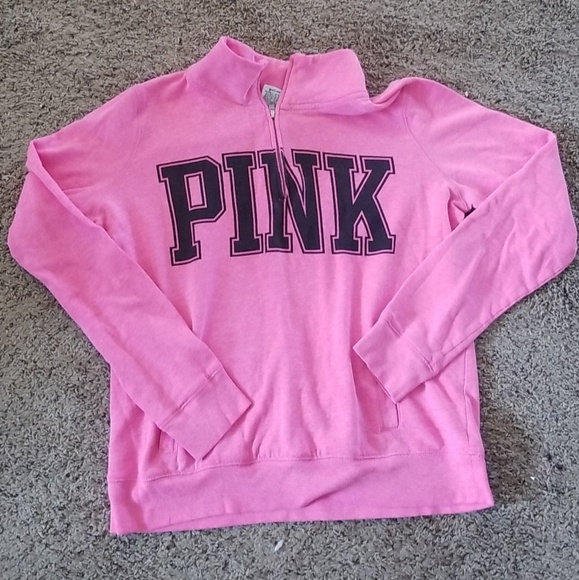 PINK Victoria's Secret | Tops | Pink Half Zip | Poshmark